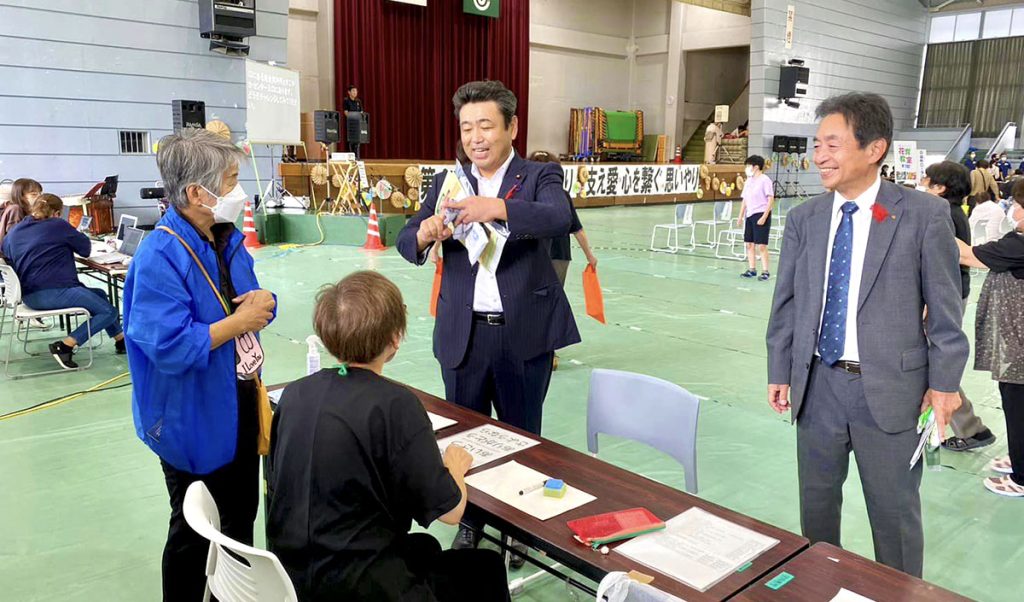 100106 | 石川県3区衆議院議員候補 にしだ昭二 能登の復興に全力！